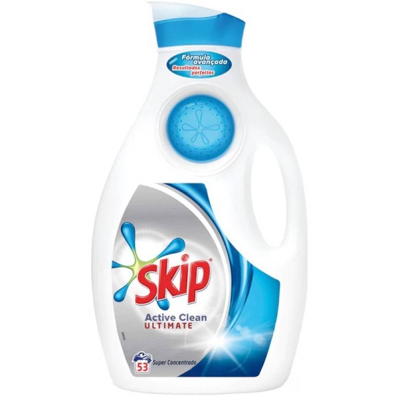 Detergente para roupa - Skip Concentrado Active Clean Ultimate 53D