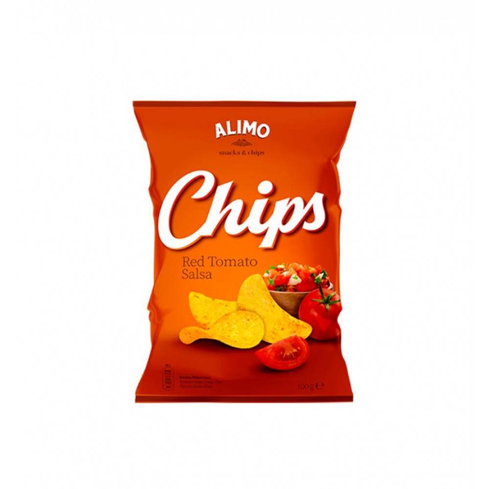 Batatas Fritas Chips Alimo Red Tomato Salsa