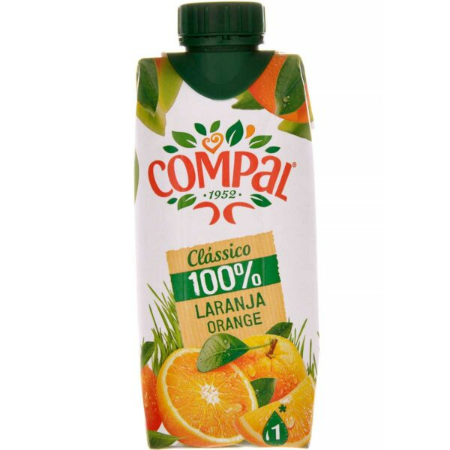 Sumo Compal Clássico 100% Laranja 330ML