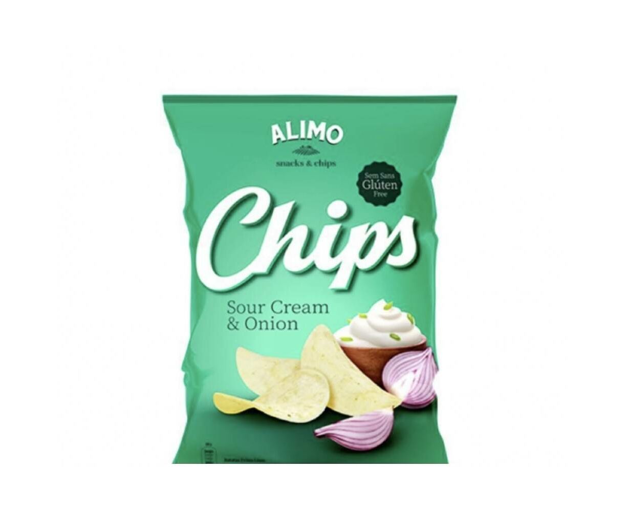Batatas Fritas Chips Alimo Sour Cream E Onion