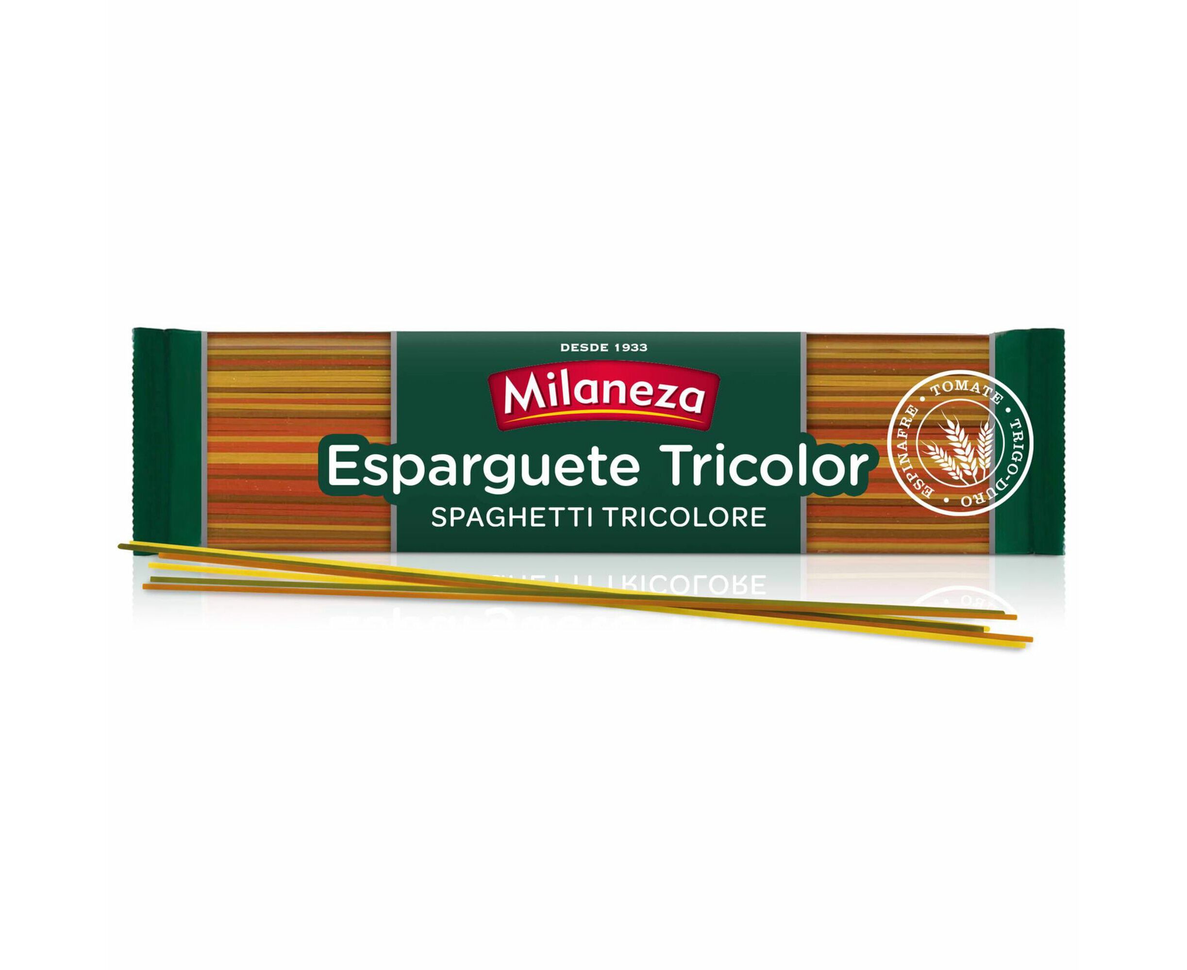 Massa Esparguete Tricolor 500gr - Milaneza